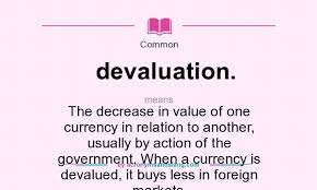 英和画像辞典：(devaluation)の関連画像一覧！