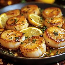 Lemon Garlic Butter Scallops – A Delicious Taste of the Sea 🍋🦐 – New ...