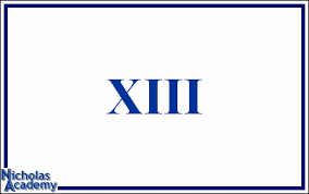 英和画像辞典：(xiii (13 in roman number system))の関連画像一覧！